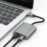 China USB C 3.2 Gen1 Network Adapter Splitter With PD 100W Charger for sale