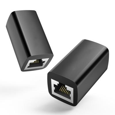 China Ethernet Cable Extender F/F Inline RJ45 Coupler Connector Modular Bulk Wholesale for sale