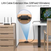 China Ethernet Cable Extender F/F Inline RJ45 Coupler Connector Modular Bulk Wholesale for sale