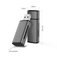 China USB 3.2 Gen 1 Card Reader For SD And MicroSD UHS I Cards Connect Desktops Laptops for sale
