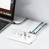China Triple Display USB C Docking Station Dual HDMI One Display Port 4K 60Hz Video Splitter for sale