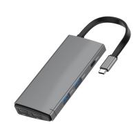 China Dual HDMI 8K 9 Port USB C Data 10G Hub With Multiport Adapter For MacBook Pro Air for sale