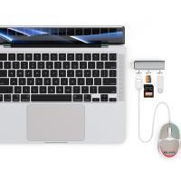 China USB C 3.2 Gen 2 USB Hub With 2 In 1 USB 3.0 Card Reader for sale