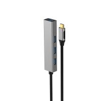 China 4 Port USB Type C 3.0 USB HUB With Extension USB Cable for sale