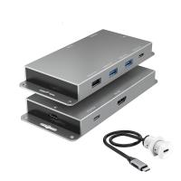 China USB C HUB For Conference System With Desk Socket 2 In 1 Combo for sale