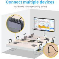 China USB C HUB For Conference System With Desk Socket 2 In 1 Combo for sale