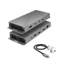 China Wall Mounted USB3.0 Graphic Docking With Dual HDMI MST Solution For Mac OS for sale