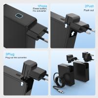 China Multiport Charger With USB C Extension Cable 2 Meters 100W USB C PD Desktop Charger for sale