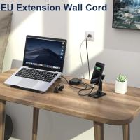 China 100W USB C PD Desktop Charger With Extension Cord And Detachable UK EU US Plug for sale
