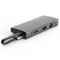 China 10 In 1 USB Type C To HDMI VGA Card Reader RJ45 USB A HUB PD Power Deliver Adapter for sale