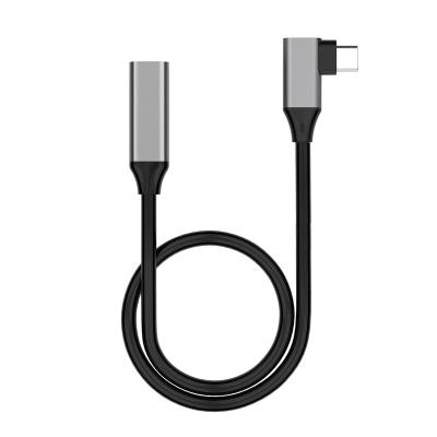 China 90 Degree USB Type C Full Featured Extension Cable For USB C Table Socket OEM Manufacturer for sale