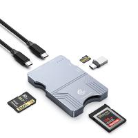 China CFexpress TYPE B And XQD Card Reader With USB 3.0 To TYPE C SD TF Card for sale