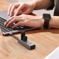 China Flexible USB C Adapter with 4Ports USB TYPE-A 3.0 HUB for sale
