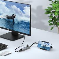 China Flexible USB C Cable Adding an Expansion USB A HUB And 4K Video HDMI for sale