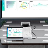 China Flexible USB C Cable Adding an Expansion USB A HUB And DP Monitor Connection for sale