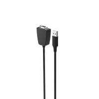 China USB To Serial RS-232 Female Cable Adapter with COM Retention And Compatible with Windows, Mac, Linux for sale