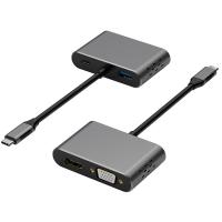 China New USB-C to HDMI 2.0b (4K 60Hz) or VGA 1080p for connectivity to a monitor or display for sale