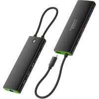 China USB-C Multiport Hub with Touch-Sensitive MST/SST Switch, Dual 4K60Hz HDMI, and 10-Port Expansion for Workstations for sale