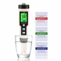 China High Accuracy Portable ATC 4-in-1 Water Quality Tester for pH ORP H2 Temperature - 183mm Portable Design with IP67 Waterproof Rating for sale