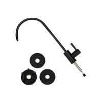 China 13x30cm Black Stainless Steel Kitchen Faucet with Long Flexible Nozzle and Auto Flush - CE/ROHS Certified for sale