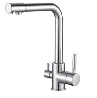 China 304 Stainless Steel Reverse Osmosis Filter Water Faucet with Auto Flush - 13×30 cm Size, CE & ROHS Certified for sale