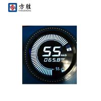 China 5 Digit 7 Segment Lcd Display , VA Colour Lcd Display For Car Speedometer for sale