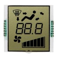 China 7 Segment LCM Display Monochrome Lcd Module , Transparent Character Lcd Module for sale