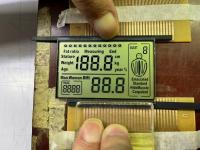 China Positive 7 Segment LCM Display Monochrome Transmissive Character Lcd Module for sale