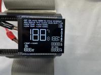 China Negative VA Lcd Display Panels Black And White Transmissive Digit Graphic Lcd Glass for sale