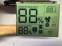 China Positive Matrix HTN Lcd Display Transflective Module LCD Screen For Thermostat for sale