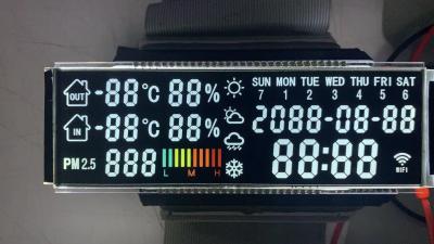 China High Contrast VA Lcd Display Transmissive Negative 7 Segment PIN Connect Portable Medical for sale