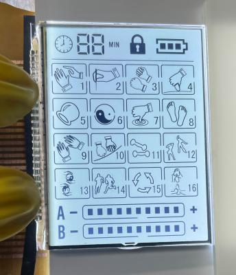 China 3.6V Positive Matrix HTN LCD Display Transmissive Graphic LCD Screen For Massager for sale