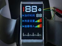 China Wholesale Price VA Segment LCD Display Color PIN Control Screen White Backlight For Massager for sale