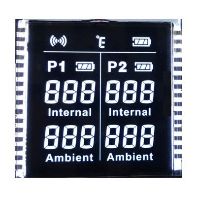 China Factory Price Custom Screen VA Segment LCD Display Color PIN White Backlight For Food Thermometer for sale