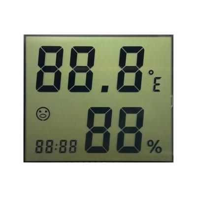 China 3.0 V Transmissive TN LCD Display Segment Code LCD Screen For Hygrothermograph for sale
