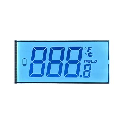 China Positive HTN Segment Code LCD White Blacklight Customizable LCD Display for sale