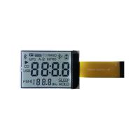 China Positive HTN Segment Code LCD White Blacklight With FPC LCD Display for sale