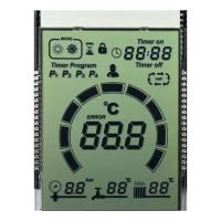 China 3.0 V Positive Transflective HTN With Backlight LCD Can Customizable Display for sale