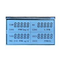 China 3.3 V Positive TN Transmissive Segment Code Screen Customizable LCD for sale