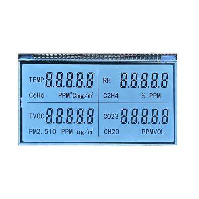 China 3.3 V Positive TN Transmissive Segment Code Screen Customizable LCD for sale