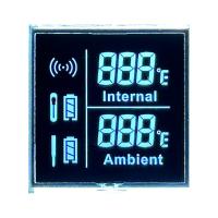China 3.3 V Negative VA Transmissive Segment Screen Food Thermometer LCD for sale