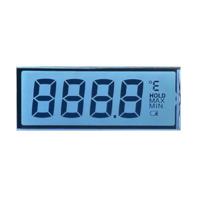 China 3.0 V Positive 6 O' CLOCK Transmissive Segment Screen For Thermometer for sale