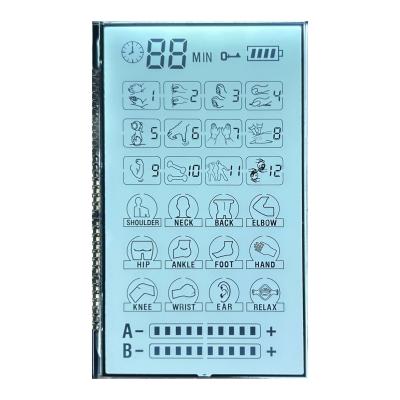 China Positive 6 O' CLOCK Transmissive Monochrome Va Lcd Display Screen PIN For Massager for sale