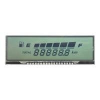 China HTN Positive 5.0 V 7:30  O' CLOCK Transflective Customizable Speedometer Screen for sale