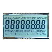 China 6 O' CLOCK Positive Transflective HTN Lcd Display Electricity Meter Monochrome Screen for sale