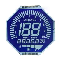 China 6 O' CLOCK Negative Transflective HTN Lcd Display Electricity Meter Monochrome Screen for sale