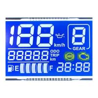 China Factory Good Quality Customized Matrix HTN LCD Display Monochrome 7 Segment Graphic LCD Screen For Motorcycle Instruments for sale