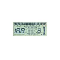 China Manufacturer Cheap Custom HTN LCD Display Eight Shape Monochrome 7 Segment Graphic LCD Screen For Motorcycle Instruments for sale