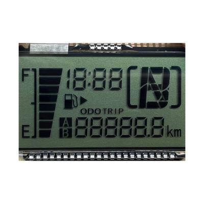 China High  Quality Custom HTN LCD Display Eight Shape Monochrome 7 Segment Graphic LCD Screen For Motorcycle Instruments for sale