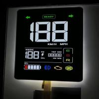 China Custom VA Black Segment LCD Display Printed Color For Car Dashboard 7 Segment Display 4 Digit LCD Display PIN Connect for sale